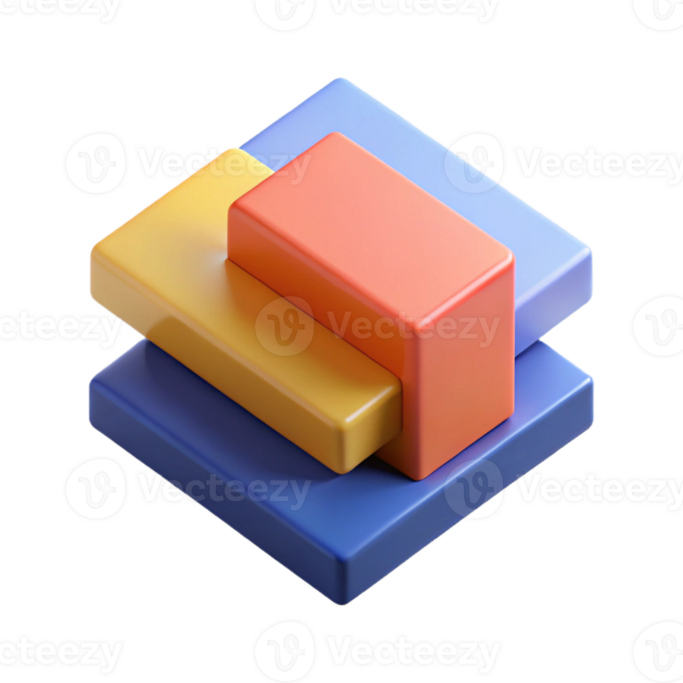 Beautiful Gothic Abstract Composition Of Two Overlapping Rectangles