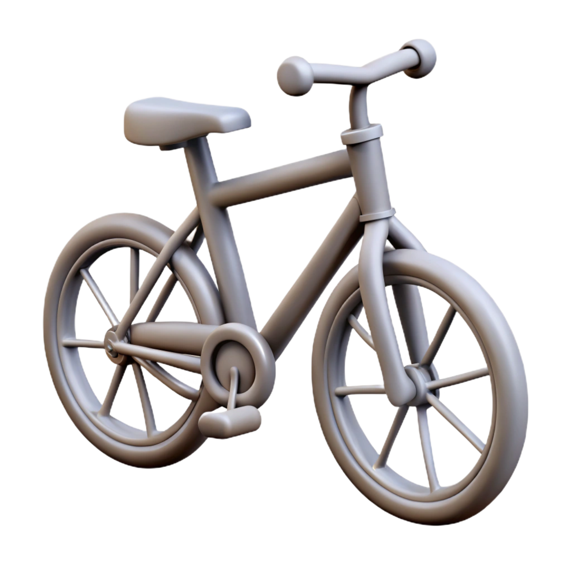 Distinguished Futuristic Scalable Silhouette Of A Bicycle Single Weight Stroke Minimal Design