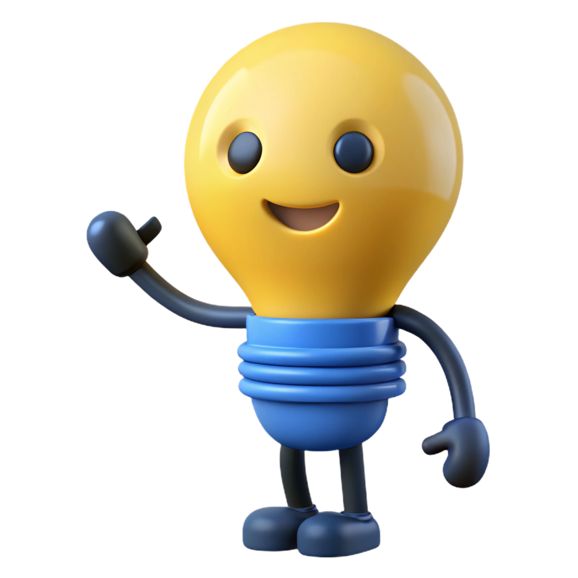 Ethereal Dramatic Lightbulb Character With A Simple Filament Clean Lines Scalable Flat Color