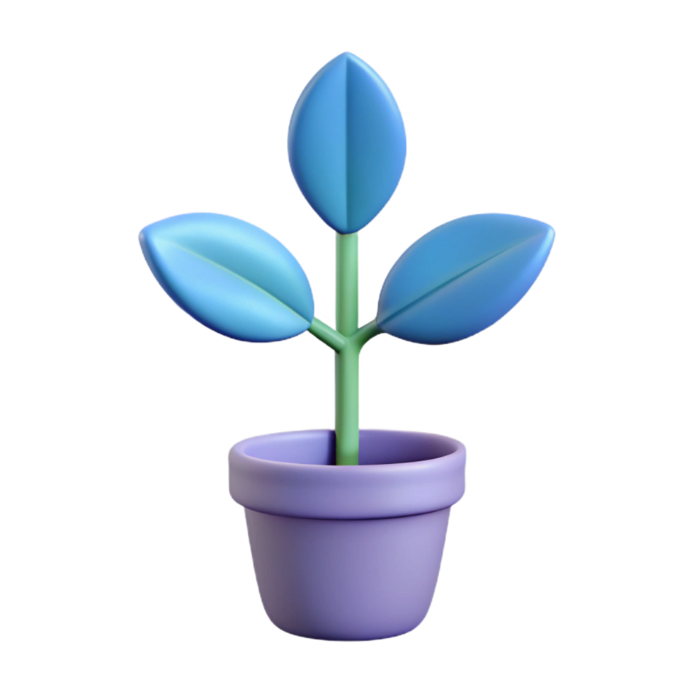 Memorable Vintage Clean Lines Define A Plant Silhouette Flat Color Minimal Design With