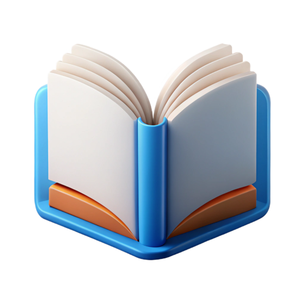 Reflective Sumptuous Scalable Logo Depicting An Open Book Clean Lines