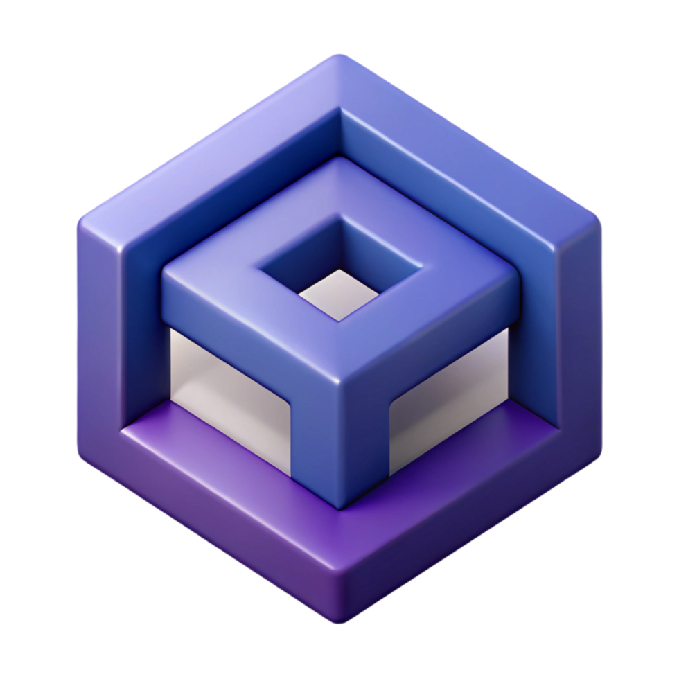 Signature Urban Geometric Logo With Overlapping Rectangles Flat Color Crisp Edges With