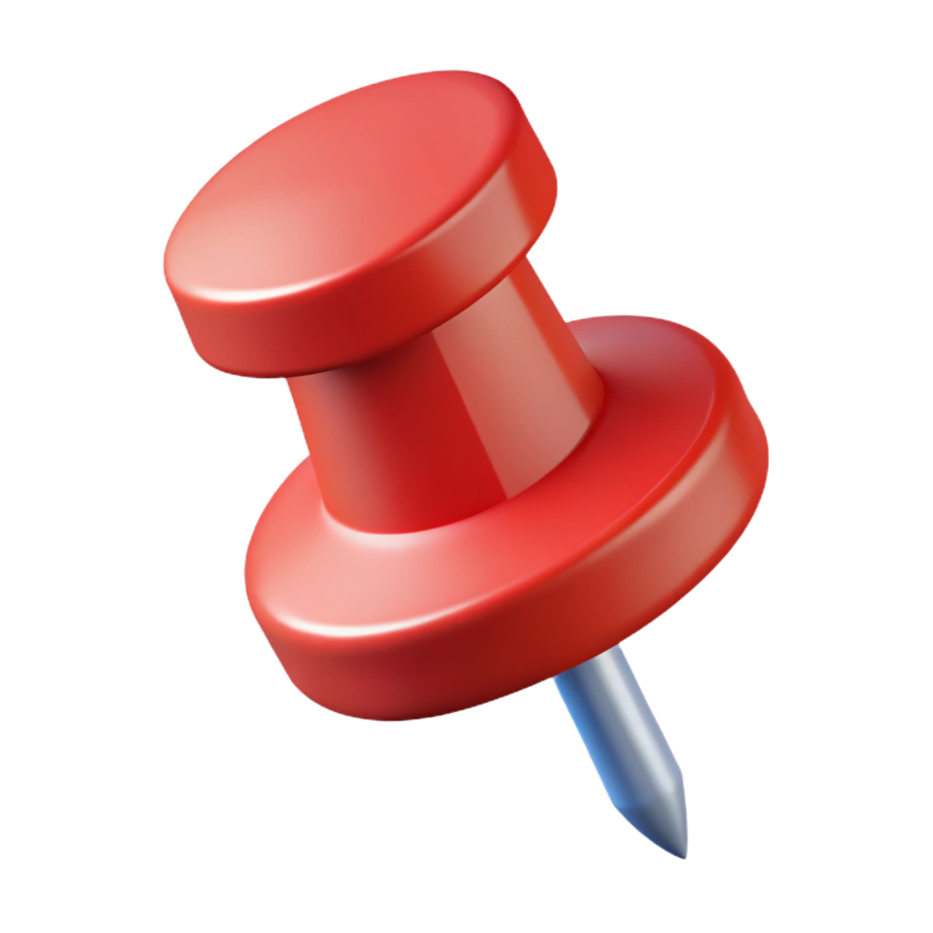 Fascinating Artistic Isometric Pushpin With Crisp Edges Minimal Design With Scalable Design