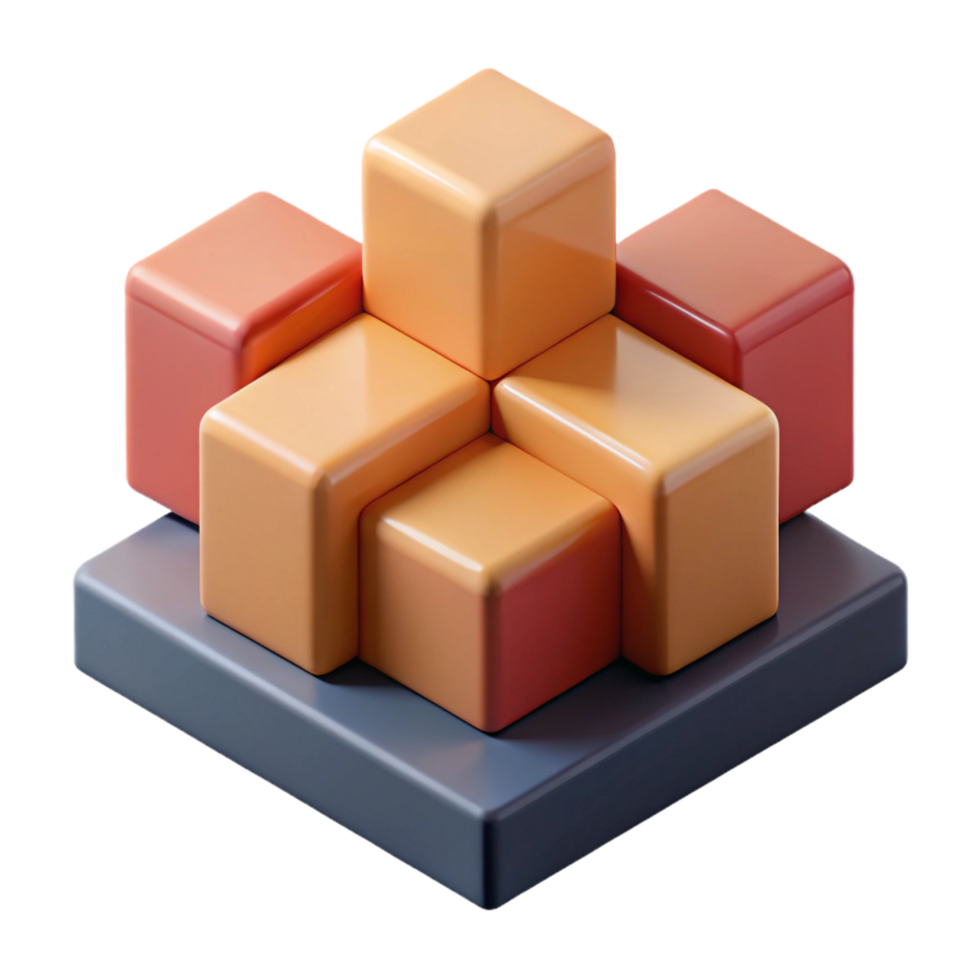 Extraordinary Remarkable Geometric Pattern Of Interlocking Diamonds Minimal Design Flat Color