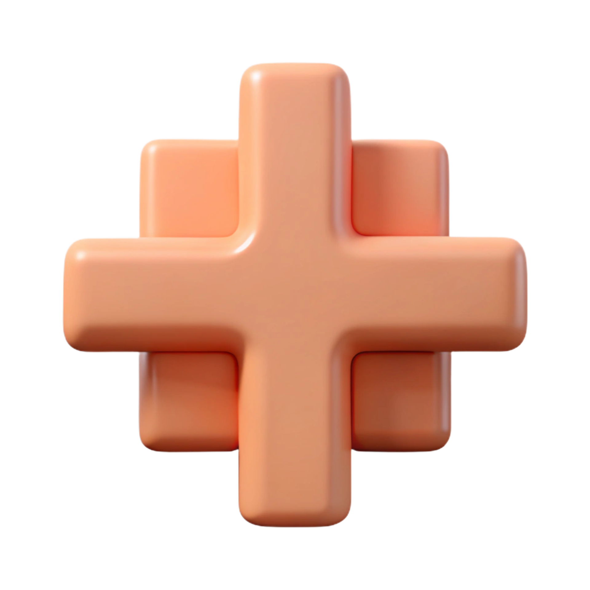 Immaculate Surreal Geometric Pattern Of Repeating Plus Signs Minimal Design Flat Color With