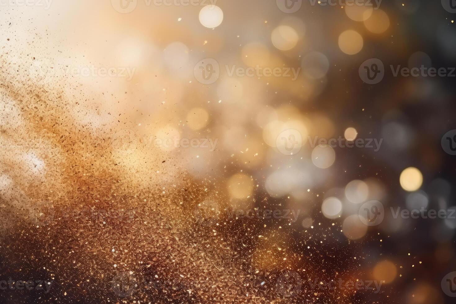 Golden particles exploding on a sparkling background 65302978 Stock Photo at Vecteezy