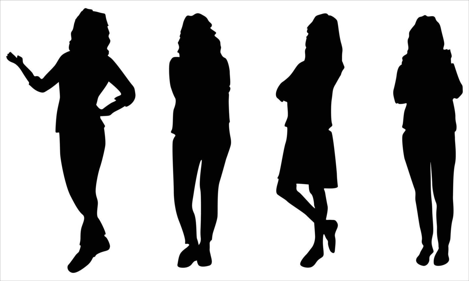women silhouettes set 65309725 Vector Art at Vecteezy