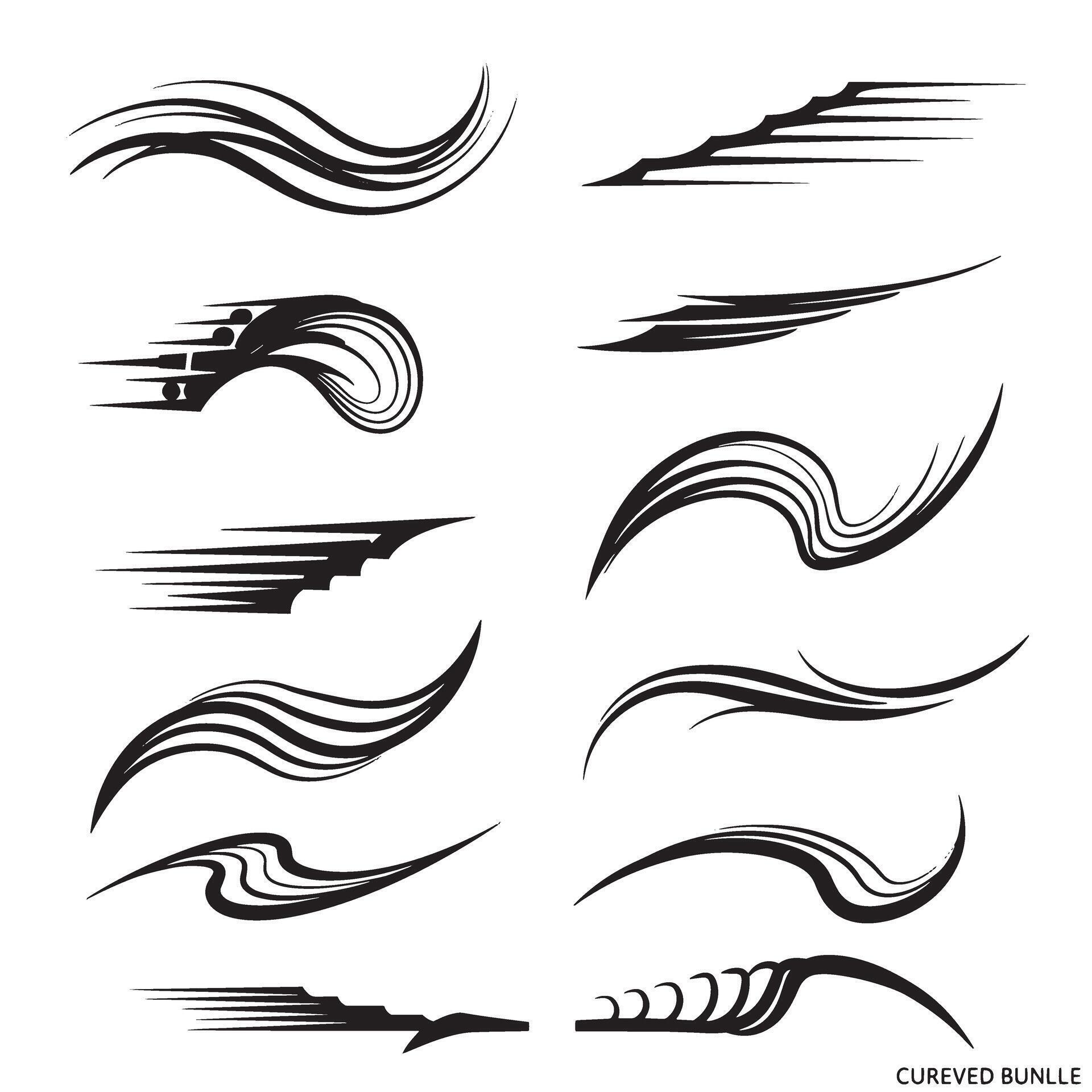 Abstract energy motion graphics elements with dynamic line strokes in a ... Abstract energy motion graphics elements with dynamic line strokes in a ...