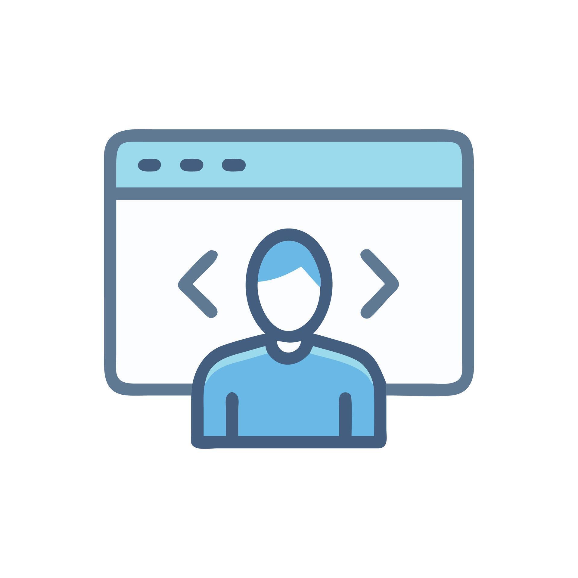 Web Developer Icon Web Design Coding Programming Concept 65320032