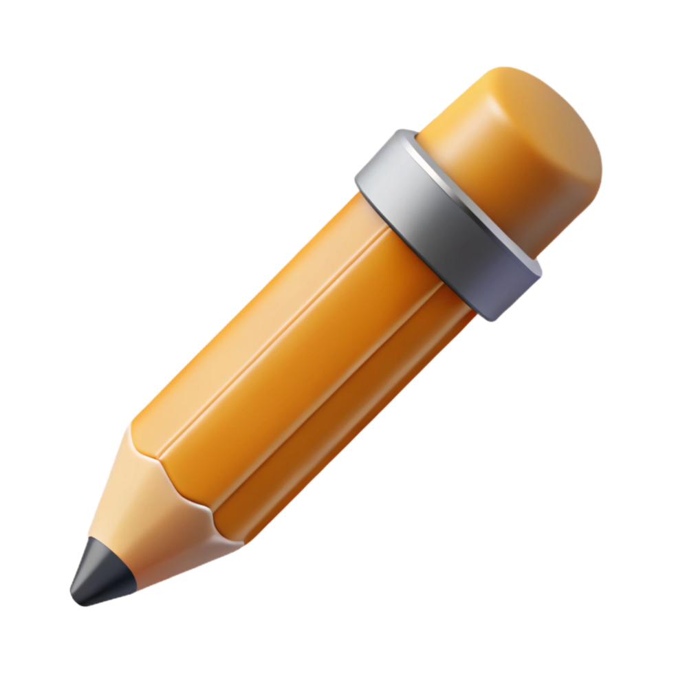 Mysterious Immaculate Pictogram Of A Pencil Clean Lines Flat Color With Scalable Design