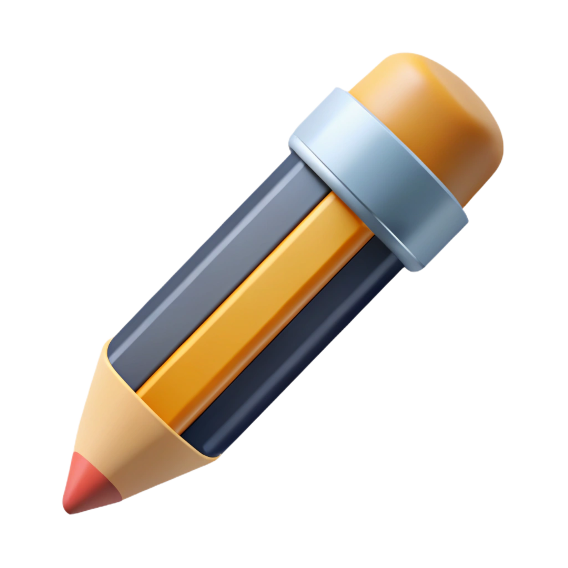 Pristine Baroque Pictogram Of A Pencil Clean Lines Flat Color With Scalable Design High