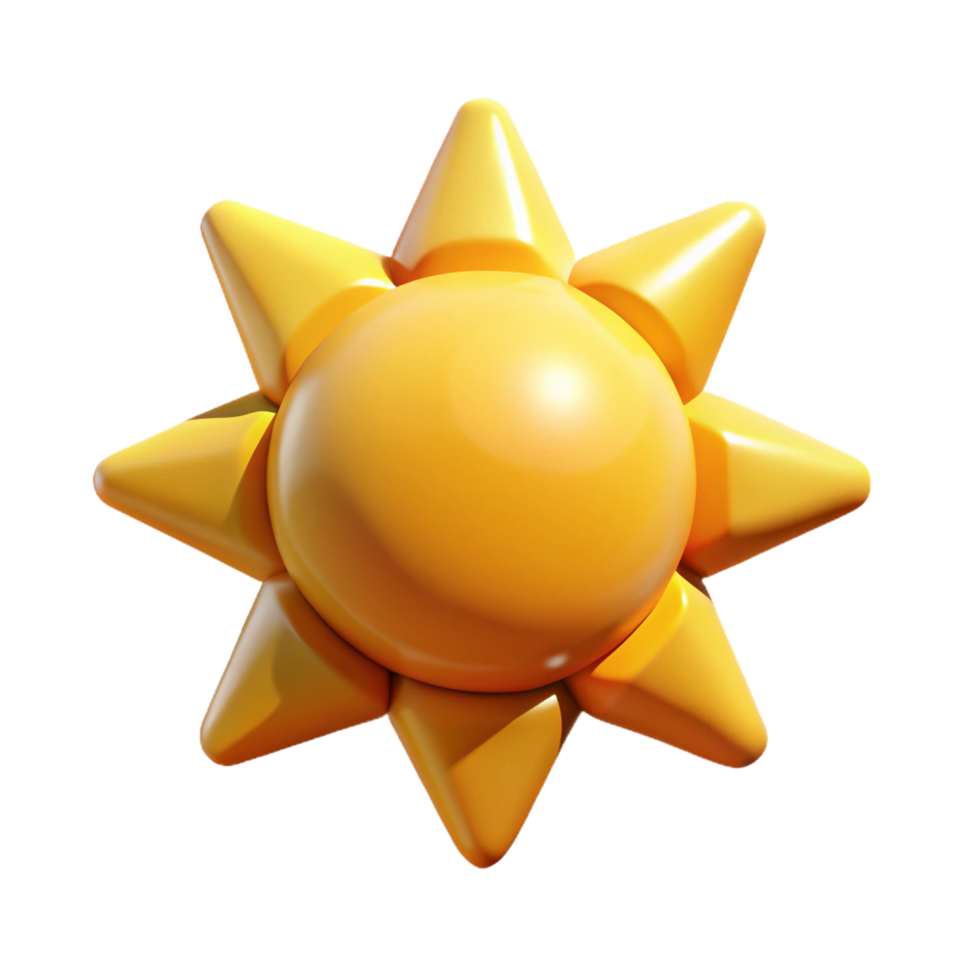 Dynamic Magnificent Pictogram Of A Sun Geometric Shape Crisp Edges Clean Lines With Scalable