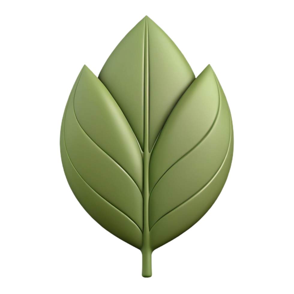 Bold Exquisite Symmetrical Leaf Silhouette Crisp Edges Scalable Flat Color With Scalable