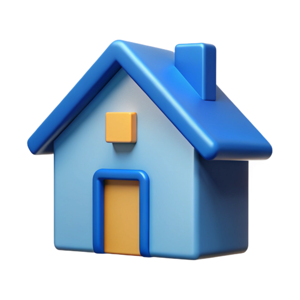 Acclaimed Urban Stylized Minimal House Silhouette Crisp Edges Flat Color With Scalable