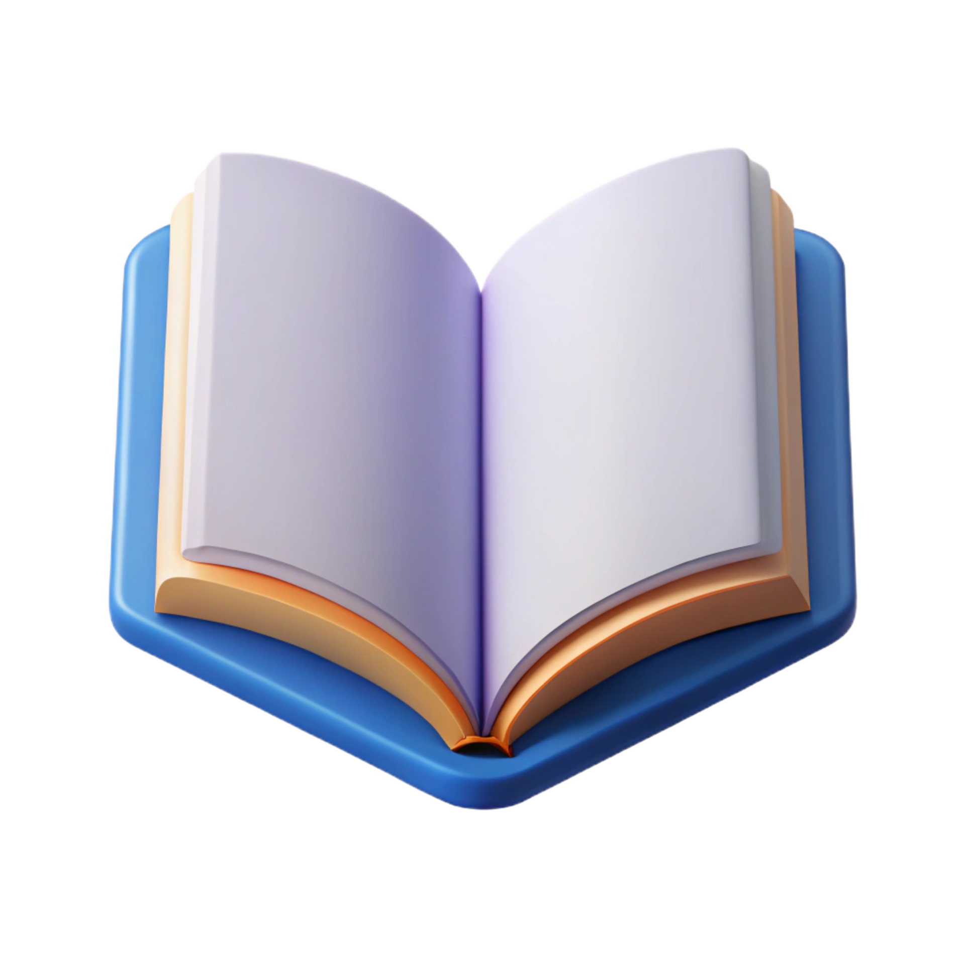 Reflective Magnificent Simple Open Book Icon Clean Lines Scalable Flat Color With Scalable