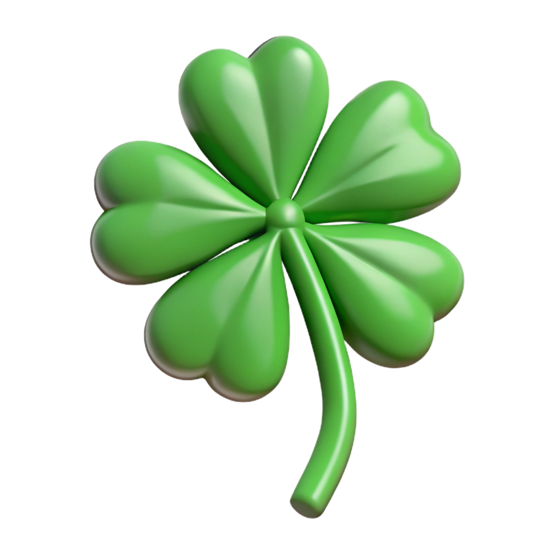 Elegant Memorable Minimal Outline Of A Four Leaf Clover Clean Lines With Scalable Design