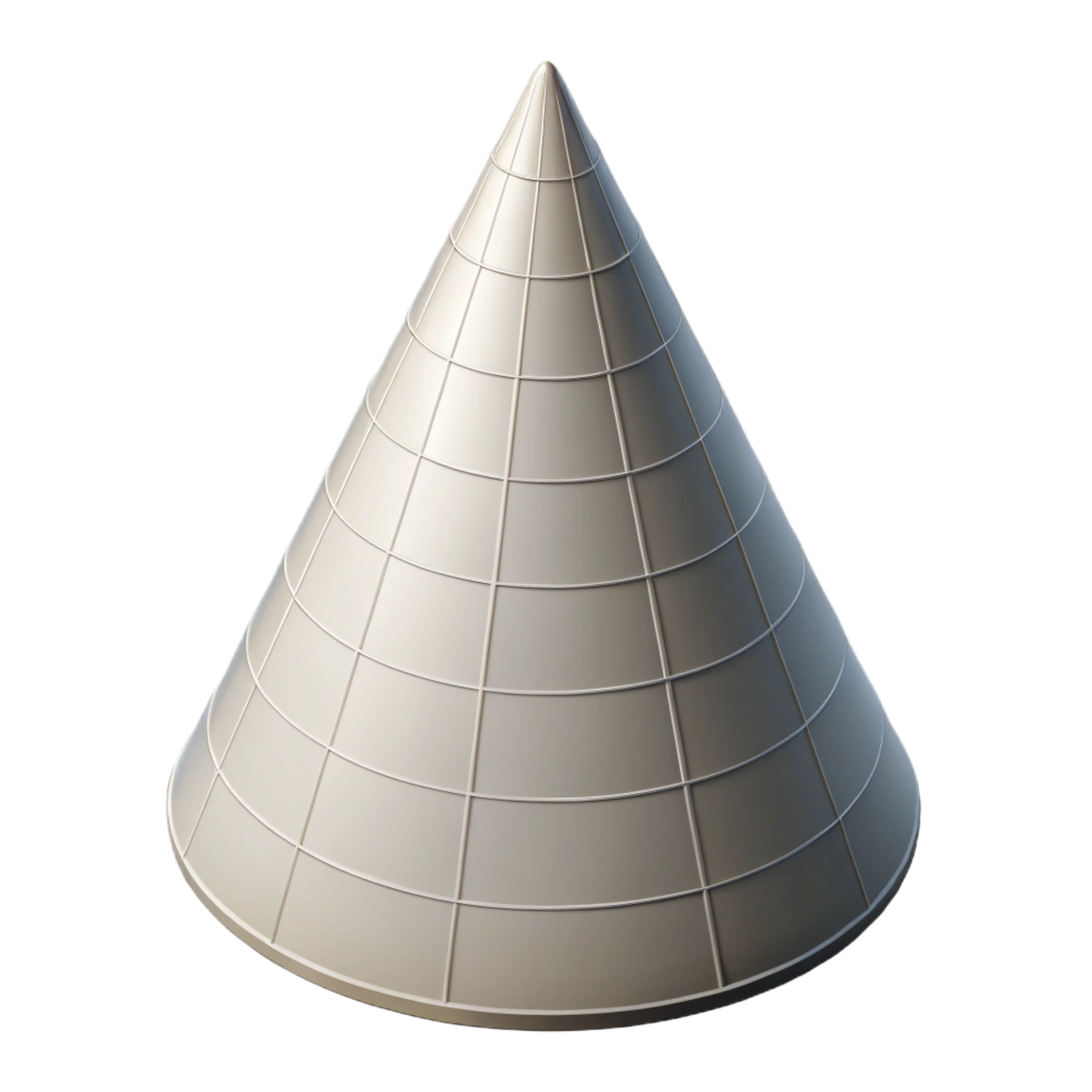 Elegant Exemplary Geometric Outline Of A Cone Clean Lines With Scalable Design 65327220 Png