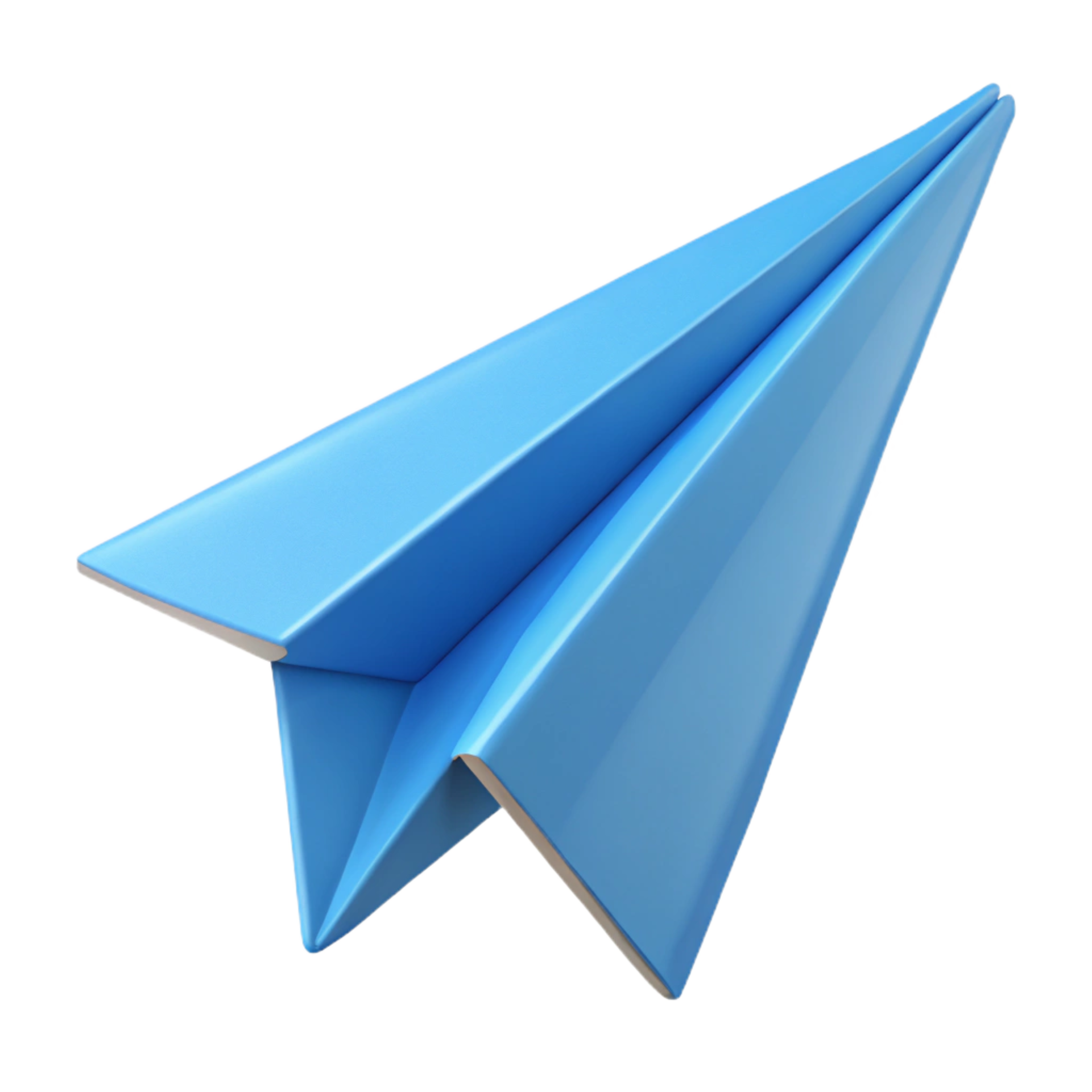 Hypnotic Inspired Scalable Flat Color Paper Airplane With Clean Lines With Scalable Design