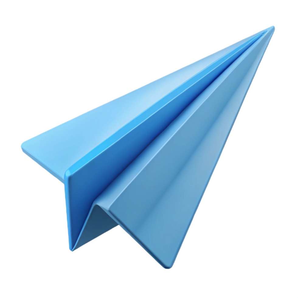 Intense Immaculate Clean Lines Depicting A Paper Airplane Flat Color Scalable Design Minimal