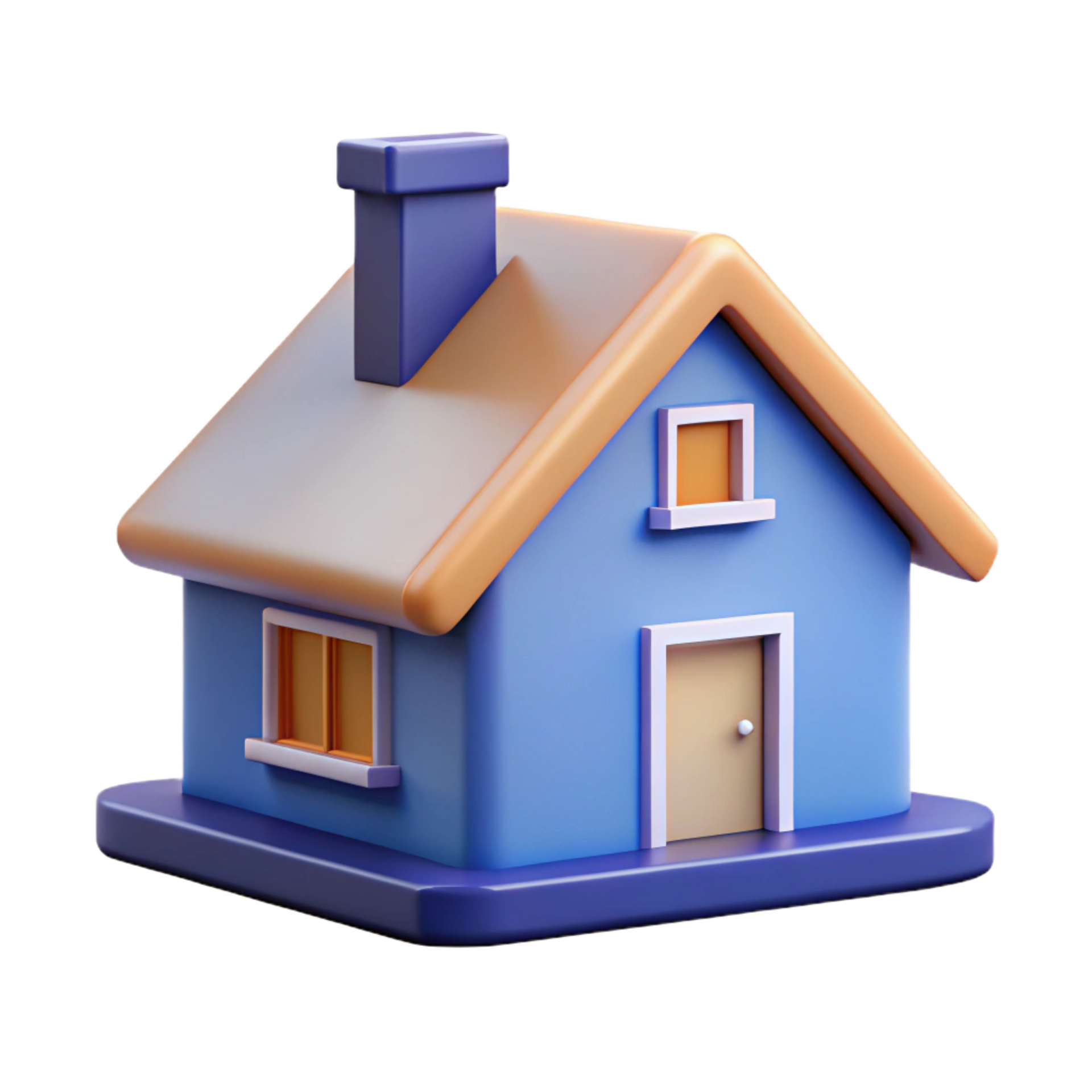 Alluring Ethereal Futuristic Clean Lines Depicting A Simple House Flat Color Minimal With