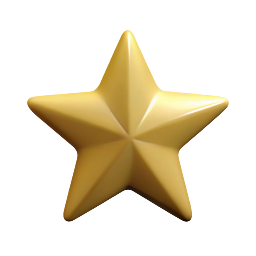 Pristine Modern Symmetrical Star Silhouette Single Weight Stroke Flat Color With Scalable