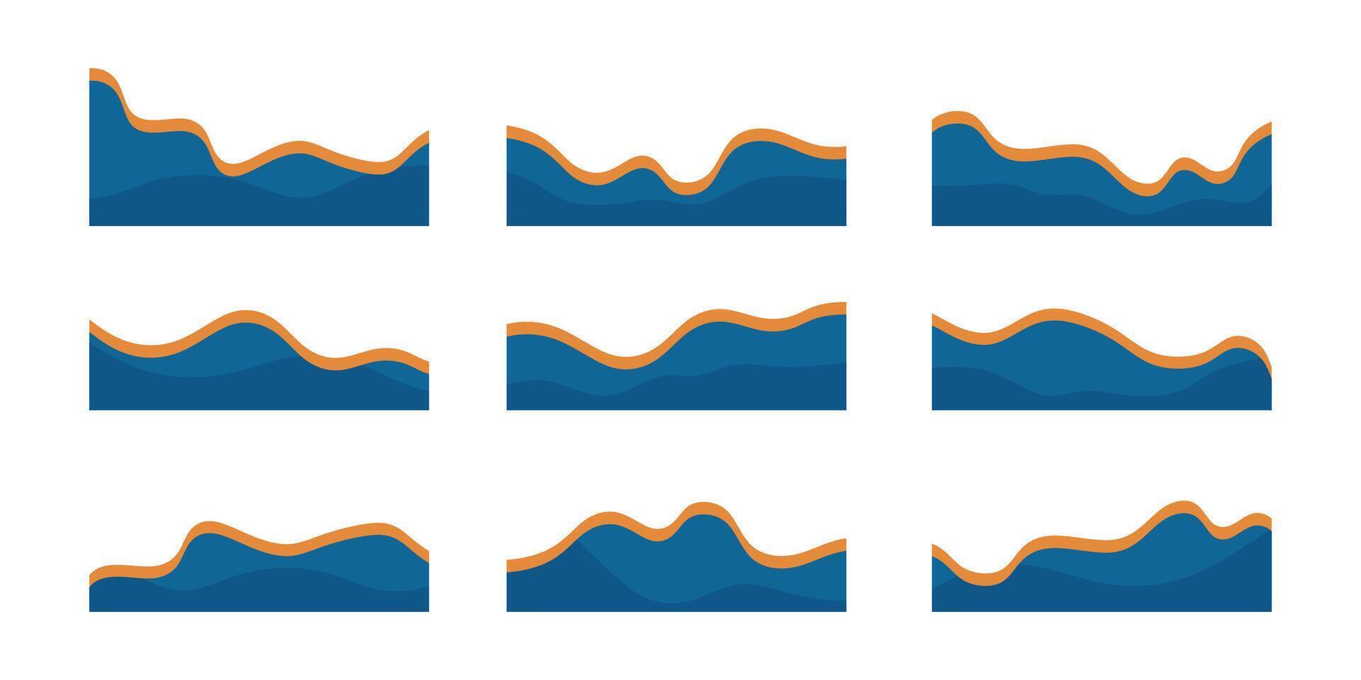 Modern Wave Footer Illustration 65340238 Vector Art at Vecteezy