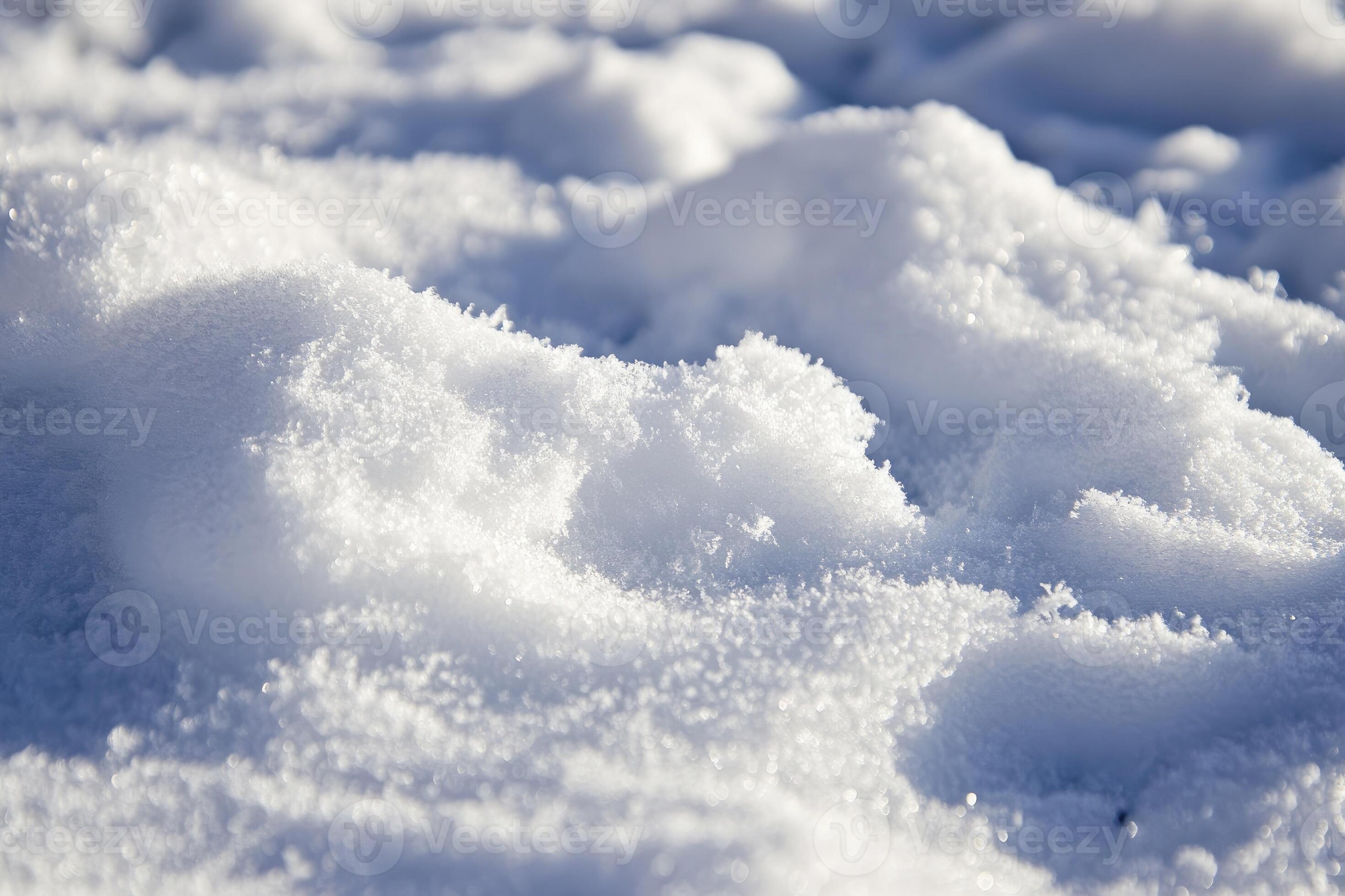 Sparkling snowdrift creating textured winter wonderland background ...