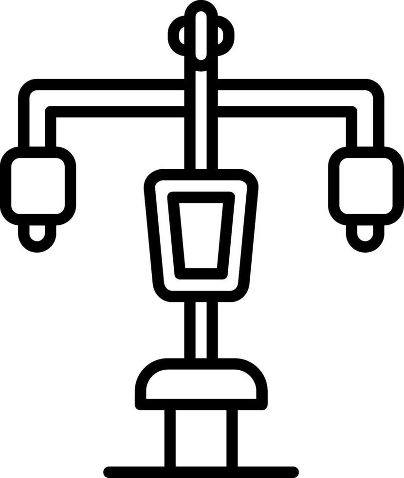 Lat Pulldown Machine 65350794 Vector Art at Vecteezy