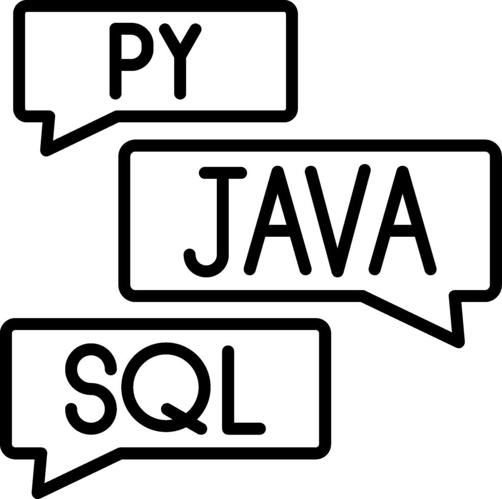 Coding Languages List 65350910 Vector Art at Vecteezy