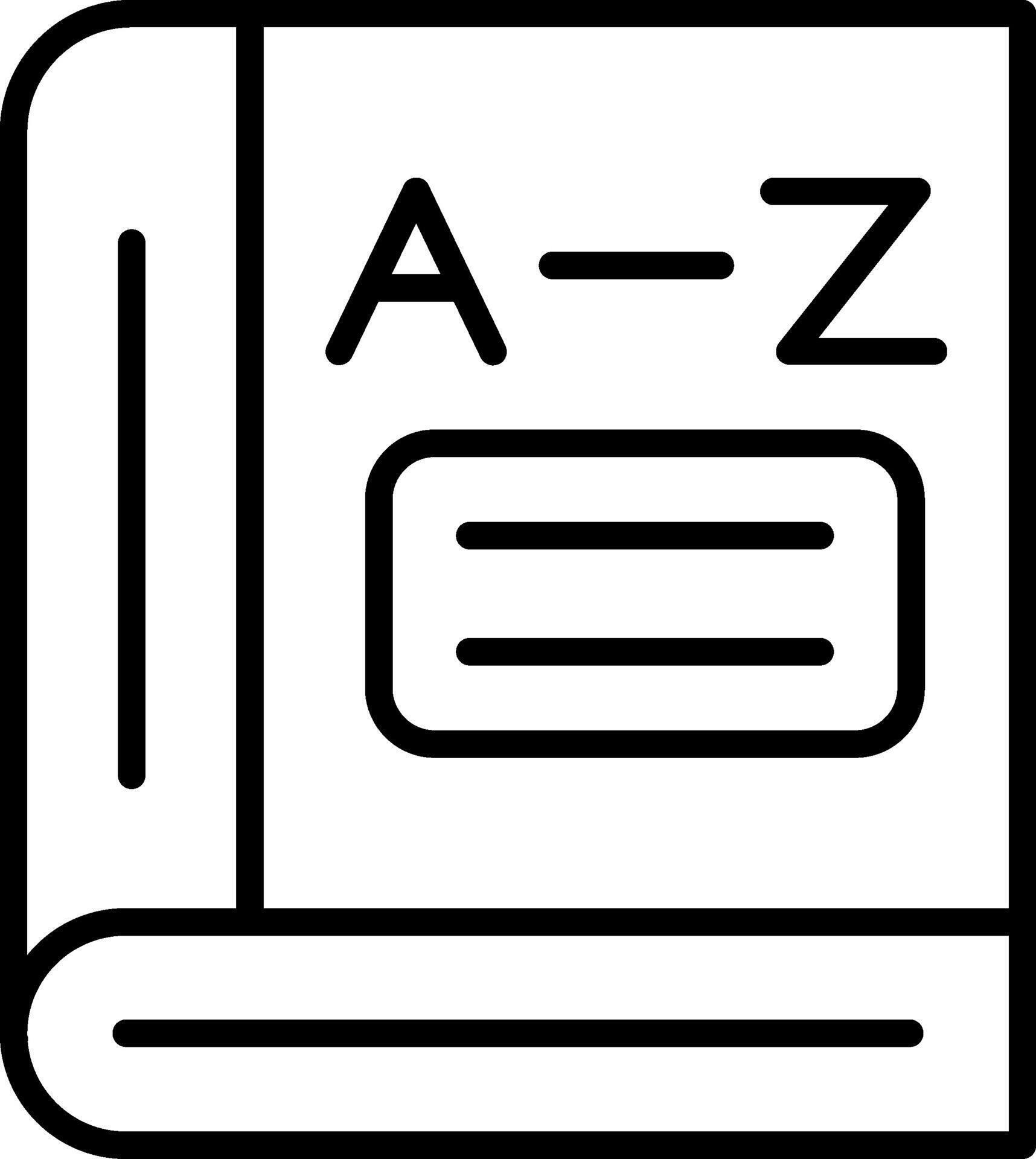 Dictionary Data Reference 65351955 Vector Art at Vecteezy