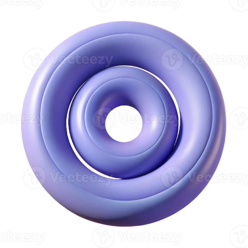 Rare Abstract Circular Spiral Single Weight Stroke Scalable Design Flat Color With Scalable