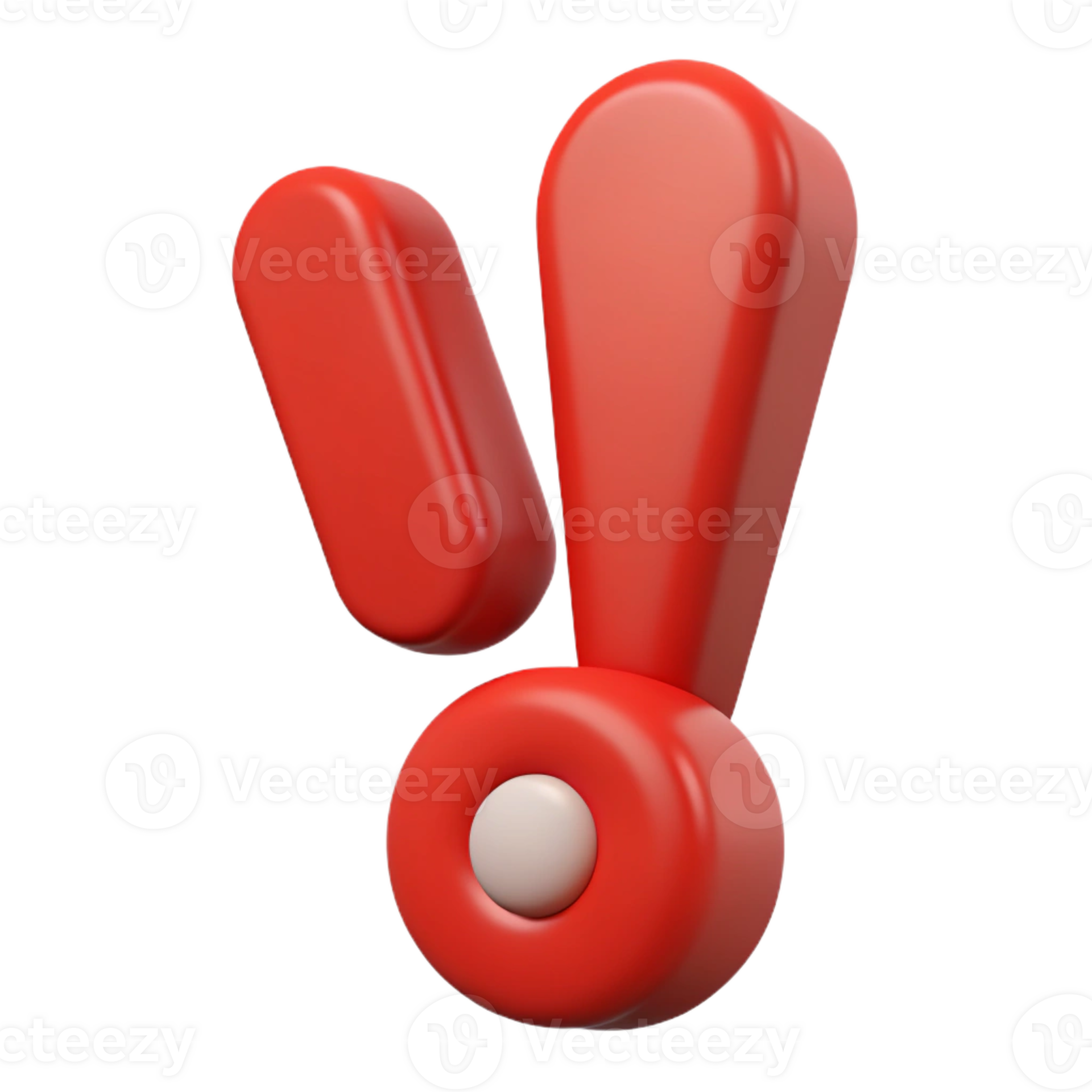 Dramatic Pristine Clean Lines Scalable Exclamation Mark With Single Weight Stroke With Scalable