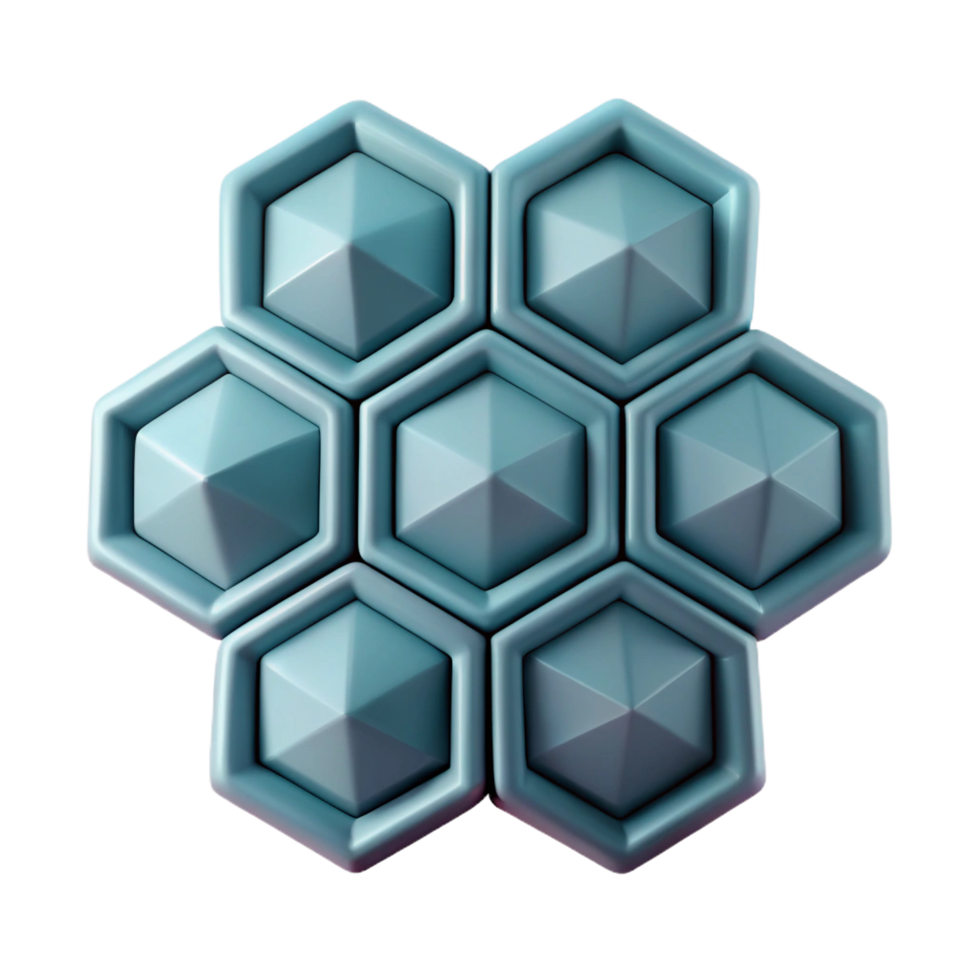 Elegant Rare Geometric Pattern Of Hexagons And Triangles Crisp Edges With Scalable Design