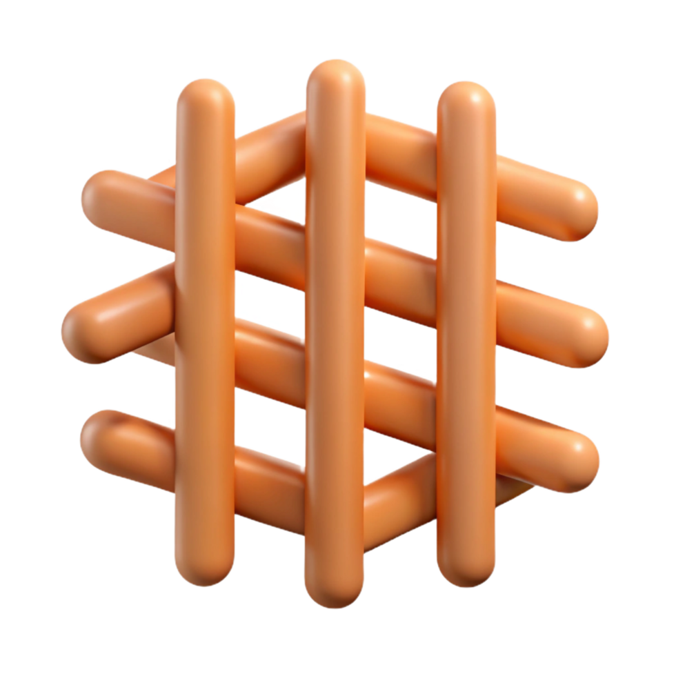 Captivating Rare Minimalist Crosshatch Pattern Flat Color Scalable