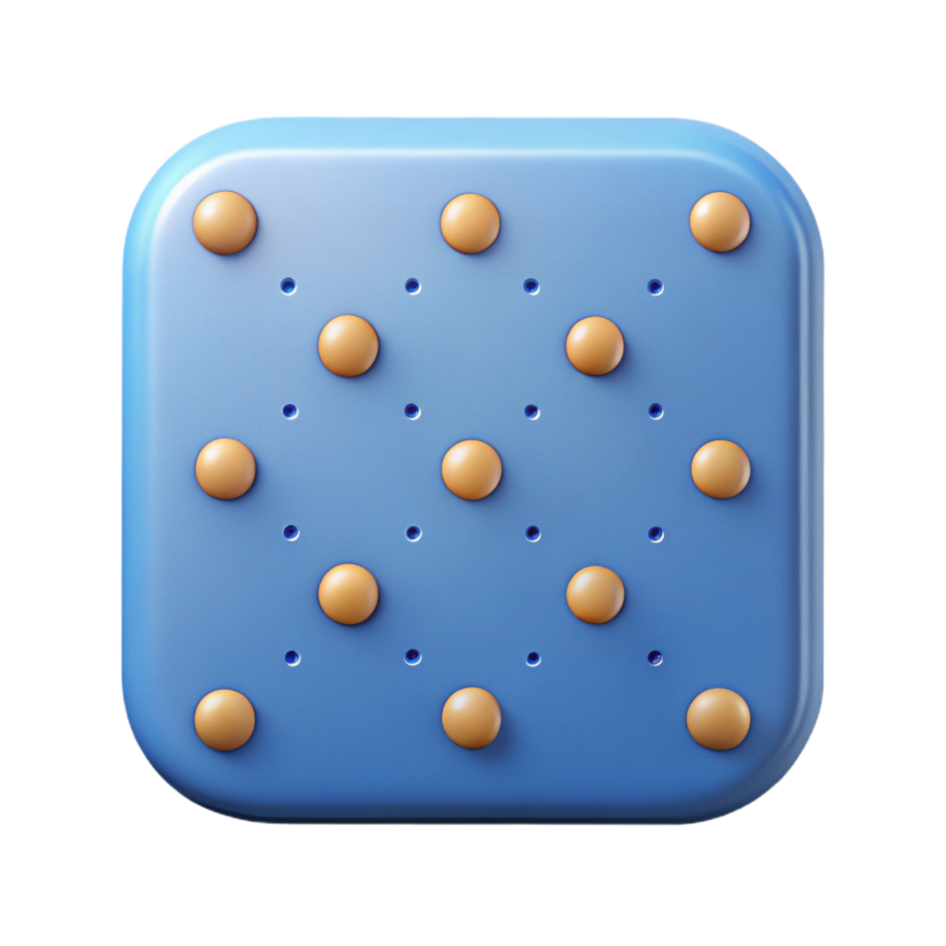 Tranquil Impressive Minimalist Dotted Line Pattern Flat Color Scalable Crisp Edges With