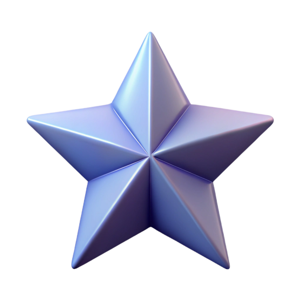 Peaceful Alluring Symmetrical Star Flat Color Crisp Edges Minimal Design With Scalable Design