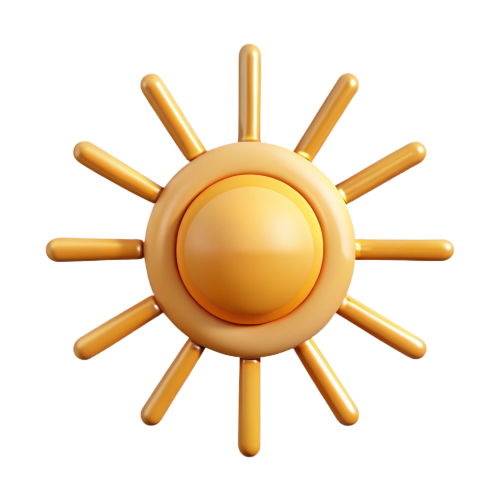 Captivating Remarkable Clean Lines Outline Of A Sun Minimal Flat Color Symmetrical With