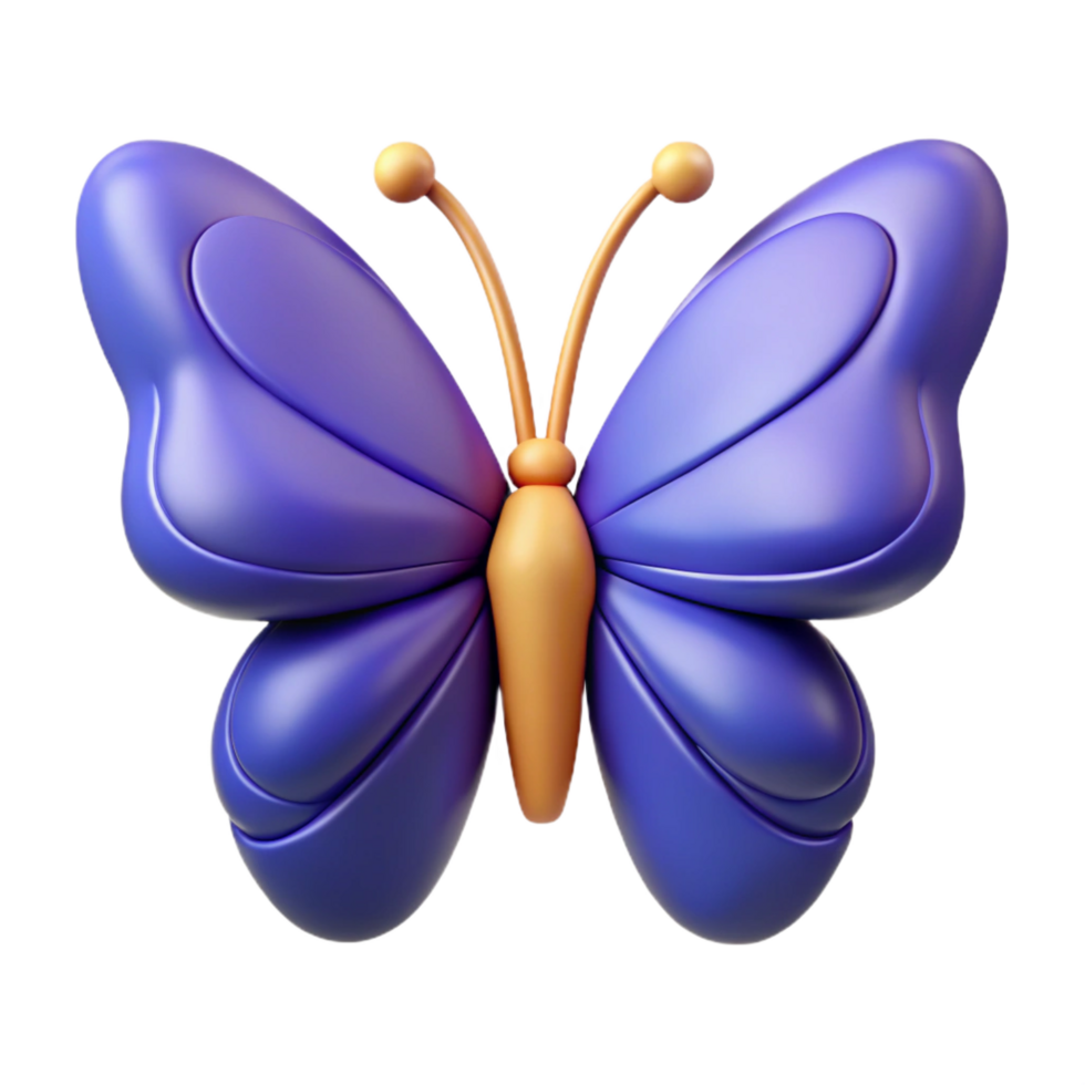 Glorious Signature Symmetrical Butterfly With Single Weight Stroke And With Scalable Design