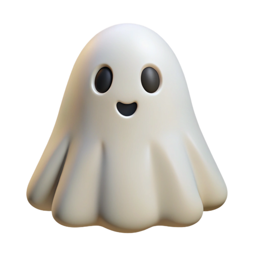 Magnificent Dramatic Avant Garde Ghost Character With A Simple Flowing Shape Crisp Edges