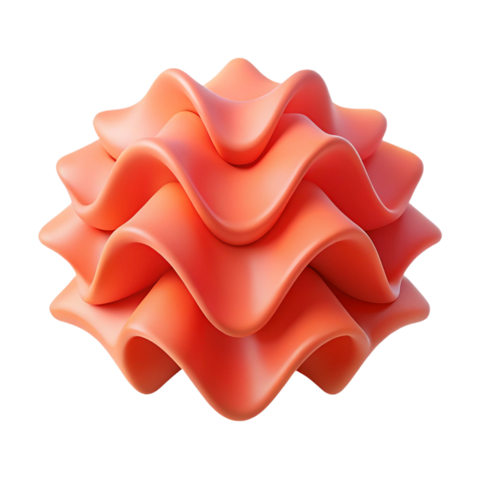 Immaculate Distinctive Crisp Edges Defining A Wave Pattern Scalable