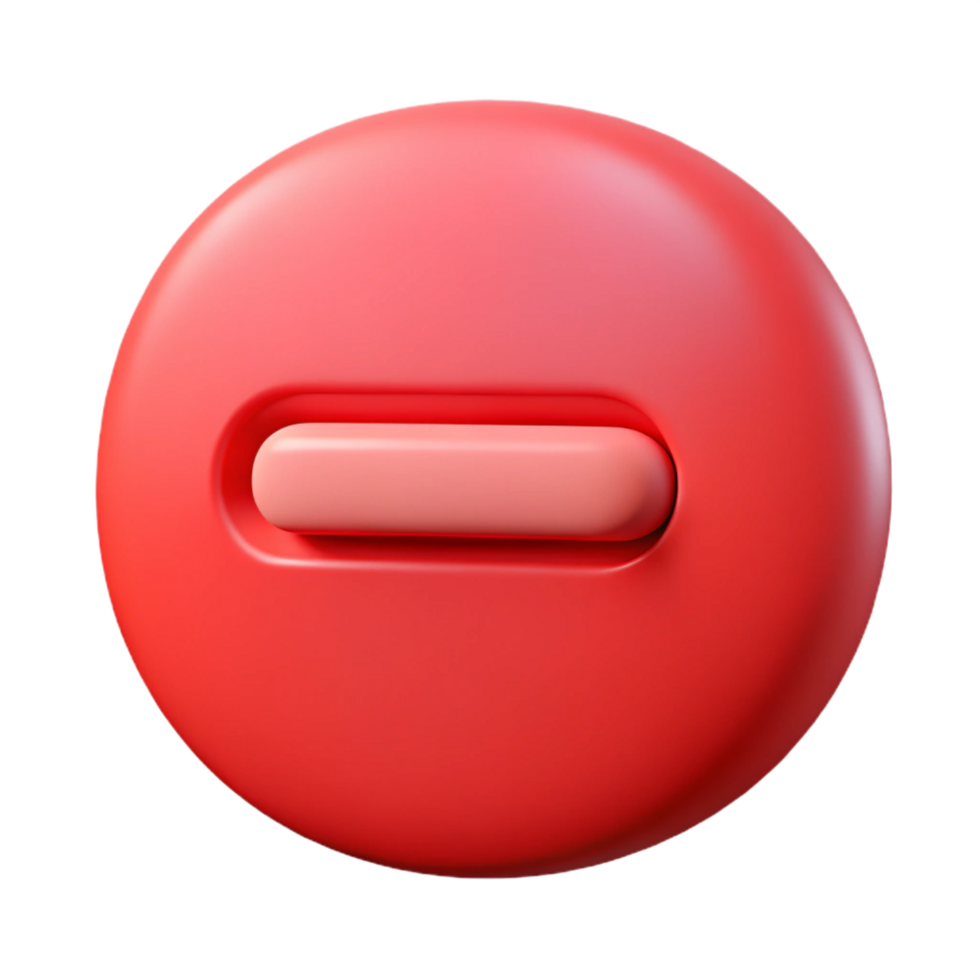 Captivating Baroque Scalable Minus Sign Character Red Symmetrical Design With Scalable Design