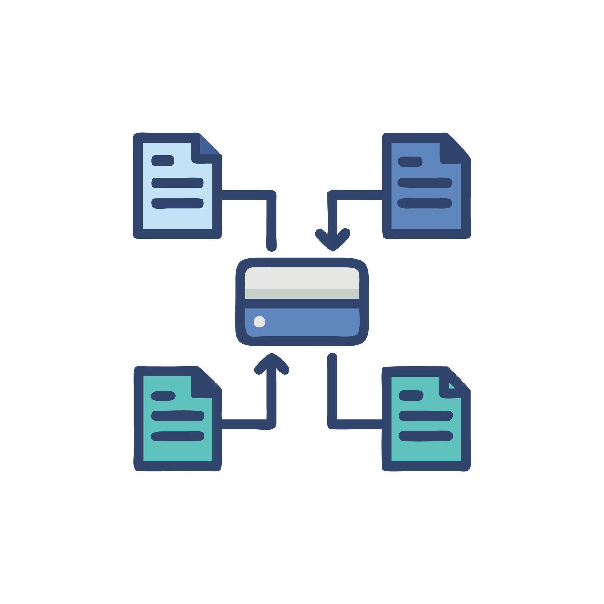 Data integration and transfer using a centralized database solution ...