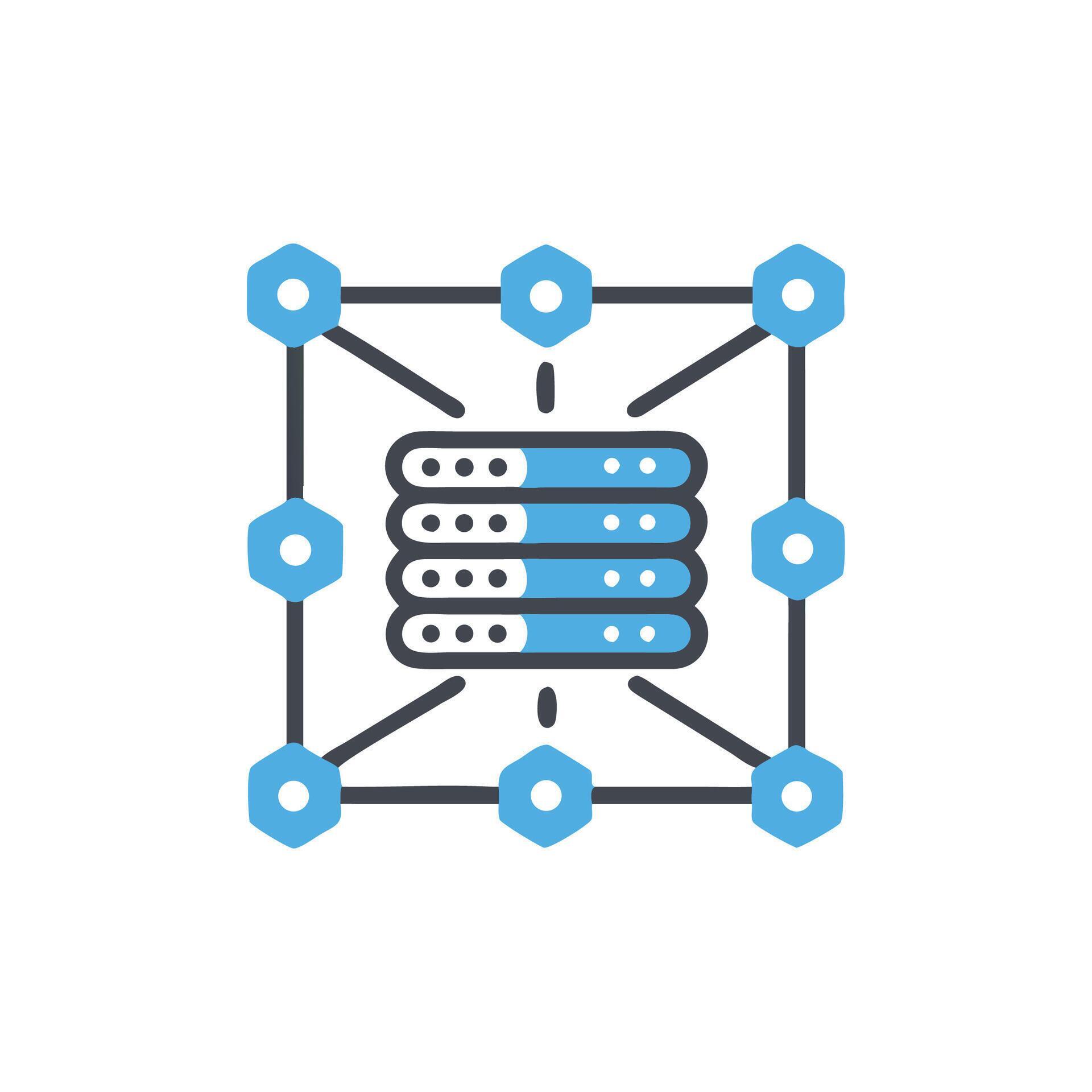Centralized data server network connecting multiple interconnected ...