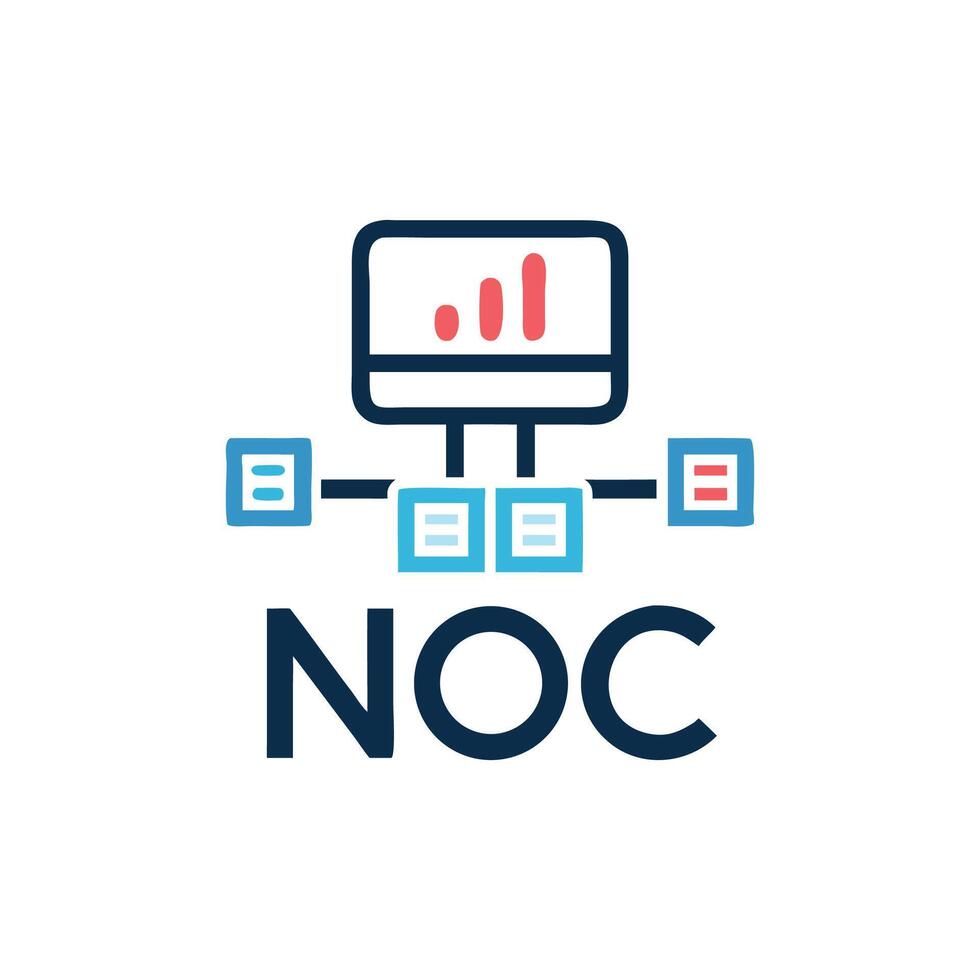 Network Operations Center Topology With Data Processing Nodes