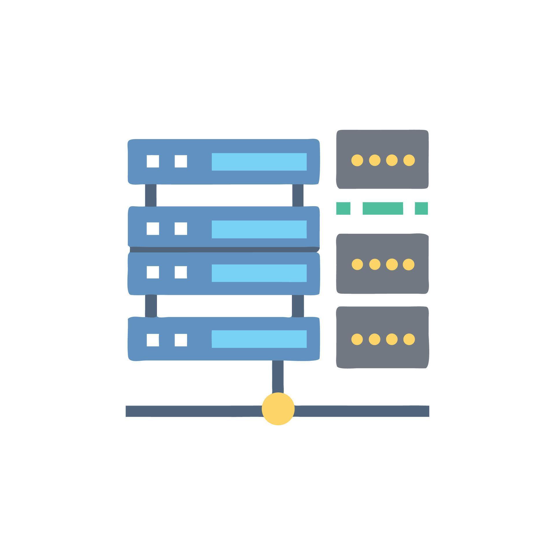 Server Stack Icon Illustration For Data Storage Visualization 65411935 Vector Art At Vecteezy