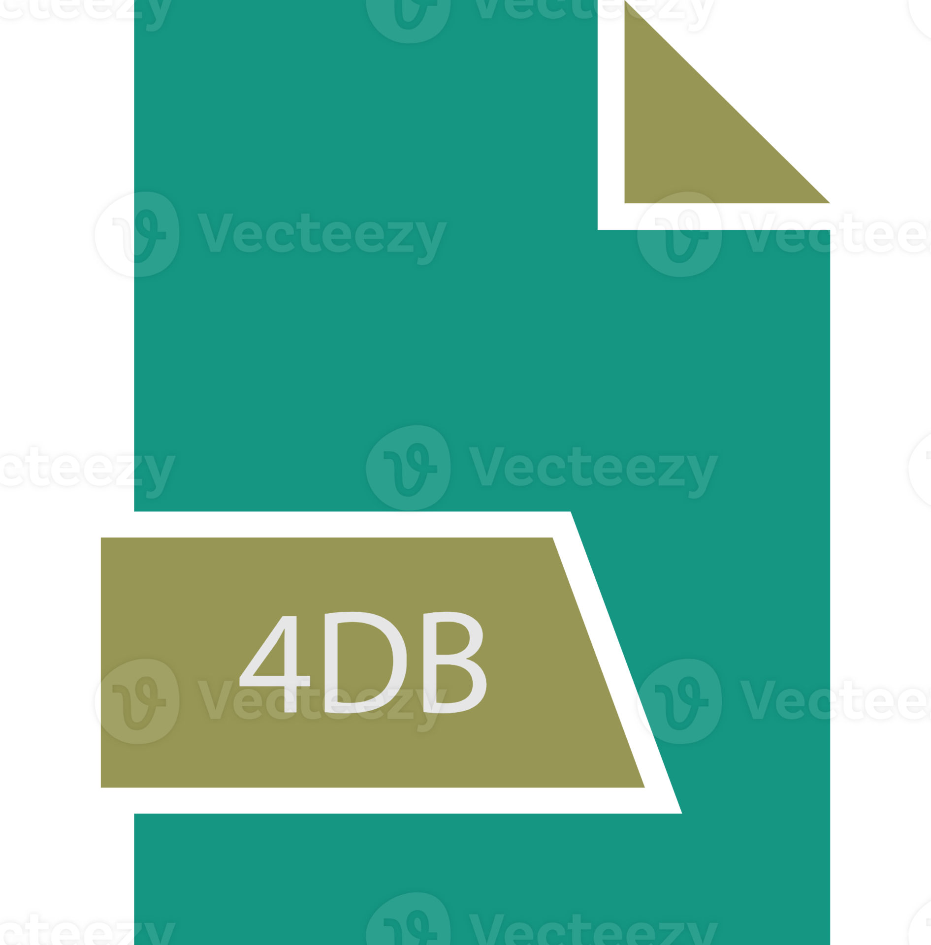 4db File Format Icon Shape 65419798 Png