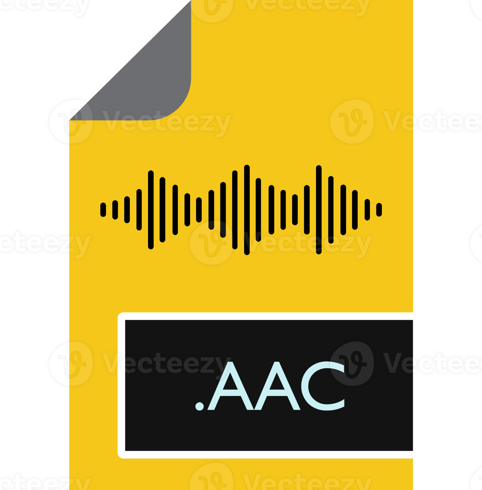 Aac File Format Icon Outline And Fill 65420106 Png
