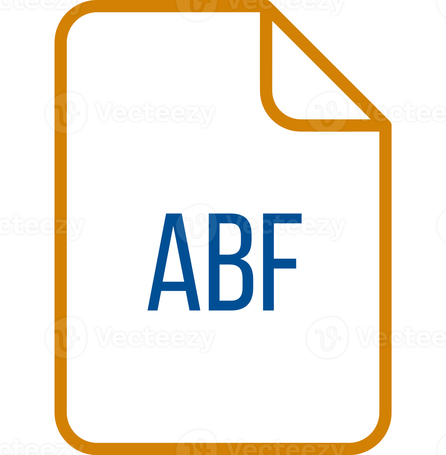 Abf File Icon Fill Rounded Corners Bold Outline 65420212 Png