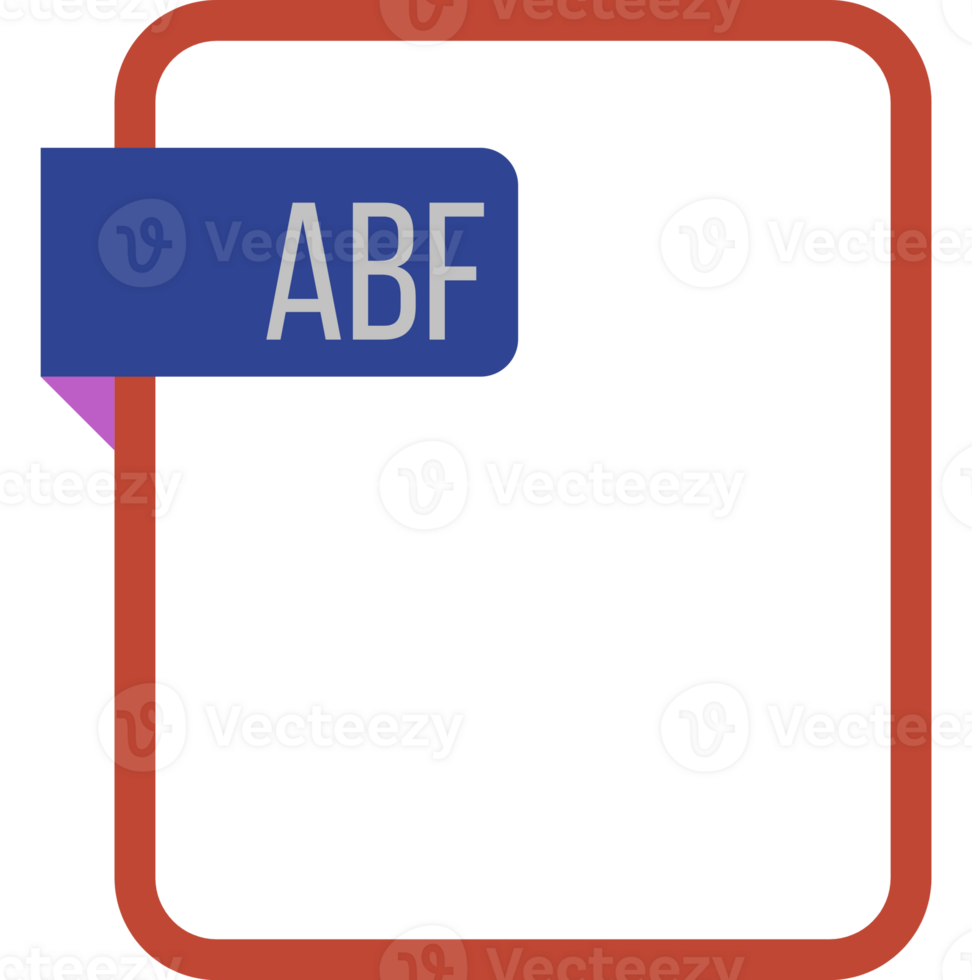 Abf File Rectangular Icon 65420229 Png