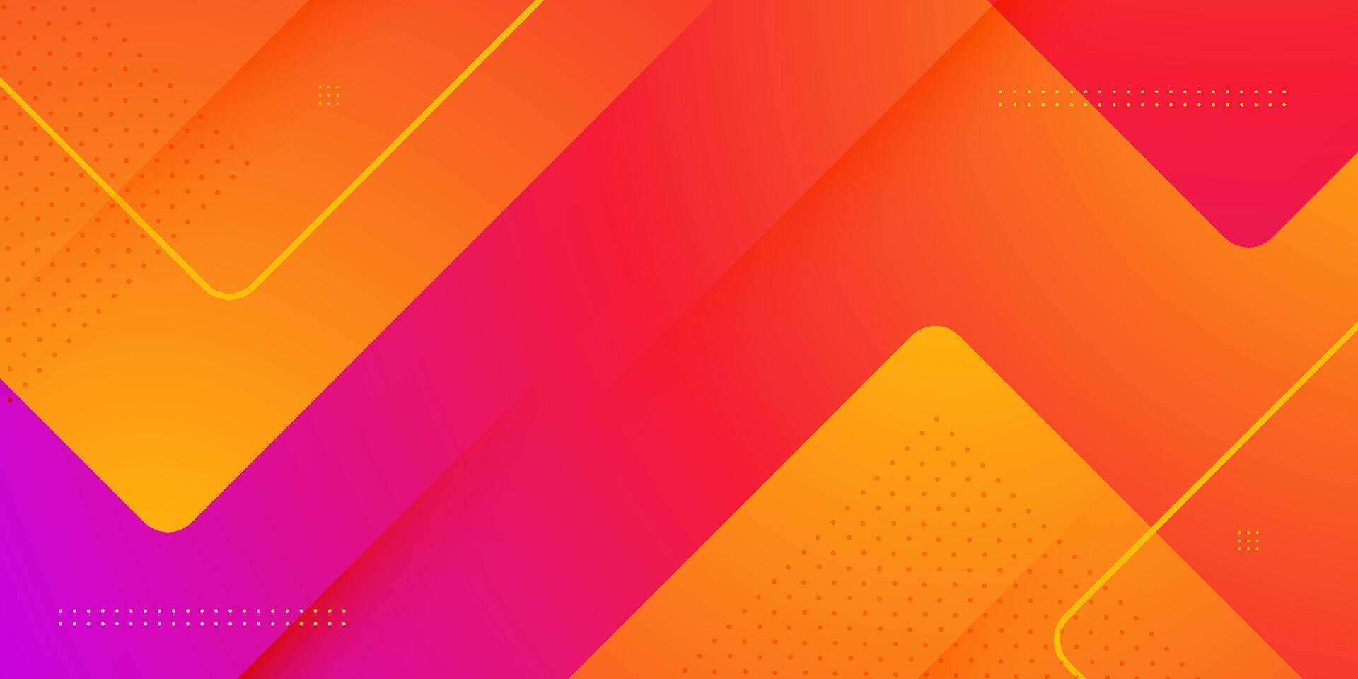 Abstract Colorful Gradient Orange To Pink Background Minimal Dynamic